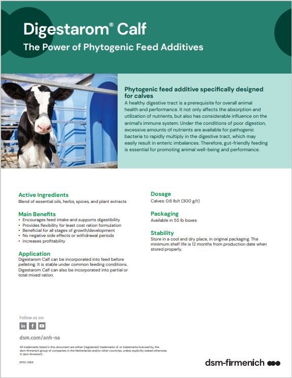 Digestarom® Calf - The Power of Phytogenic Feed Additives
