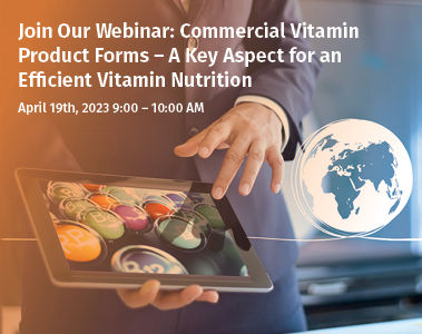 Webinar: Commercial vitamin product forms - a key aspect for an ...