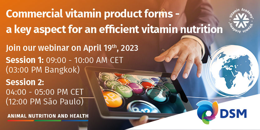 Webinar: Commercial vitamin product forms - a key aspect for an ...