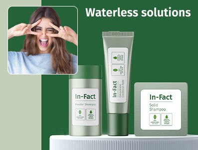 Waterless solutions for hair